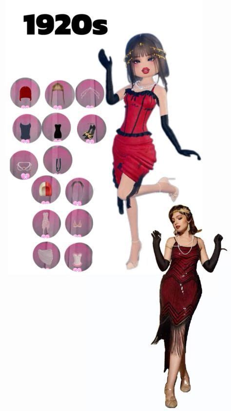 A Woman In A Red Dress Is Dancing