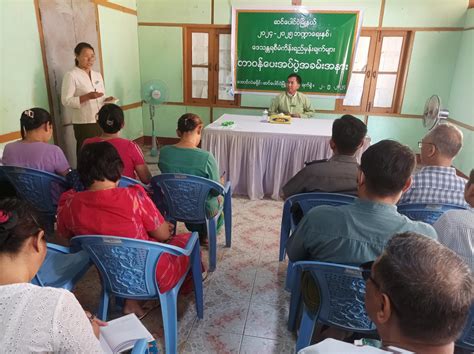 ဆင်ပေါင်ဝဲမြို့၌ ၂၀၂၄ ၂၀၂၅ ဘဏ္ဍာရေးနှစ်၊ ဒေသန္တရစီမံကိန်းရည်မှန်းချက်မ