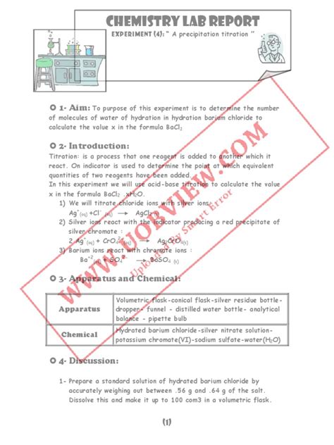Lab Report 4 Pdf Titration Chemistry