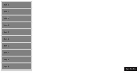 React Draggable List Examples Codesandbox