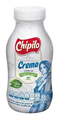 Crema Chipilo Culivada Natural 240g Mercadolibre