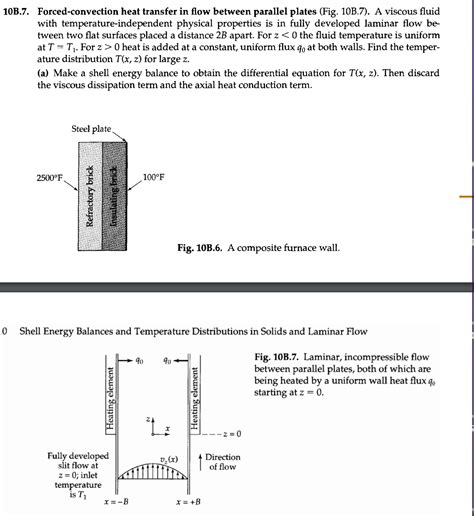 10b7 Forced Convection Heat Transfer In Flow Between Parallel Plates