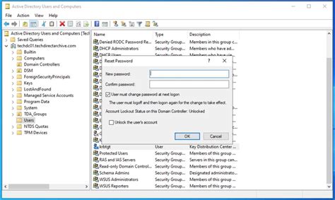 Perform Key Distribution Center Service Krbtgt Password Reset Techdirectarchive