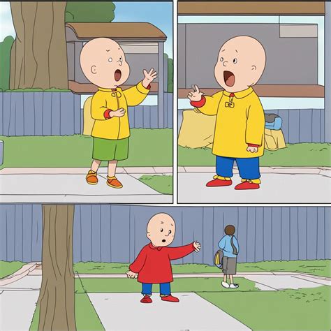 Caillou Gets Grounded By Hornstrompsucks On Deviantart