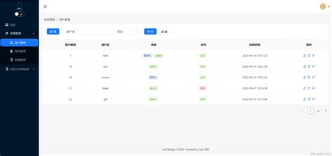 从零实现一个reactantd50后台管理系统 系统简介及设计前段时间学习了react【构建用户界面的库】以及red 掘金