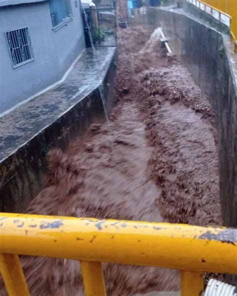 Fuerte aguacero causó inundaciones en Caldas al sur de Medellín Infobae