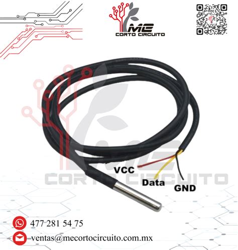 sensor de temperatura ds18b20 corto circuito