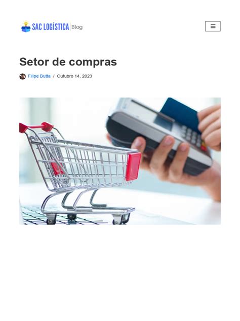 Setor De Compras O Que É E Como Funciona Este Setor Pdf Qualidade Negócios Despesa
