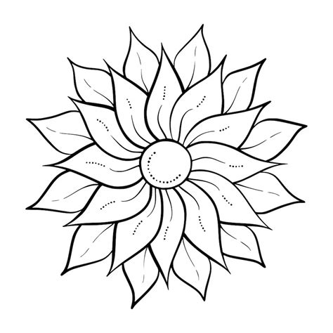 Learn To Draw Flowers With Shapes Lesson 7 JSPCREATE