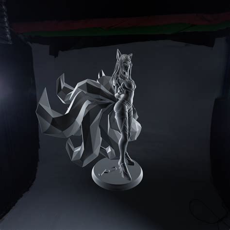 League Of Legends Kda Ahri Figurine 20 Cm Game Collectibles Etsy