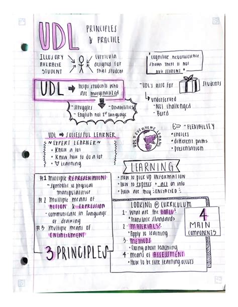 Udl Principles Practice Educ 2130 Studocu