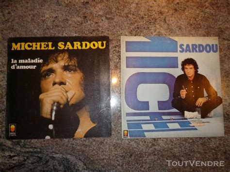 Lot De 2 Lp Vinyles 33 T De Michel Sardou La Maladie Damour Villeneuve