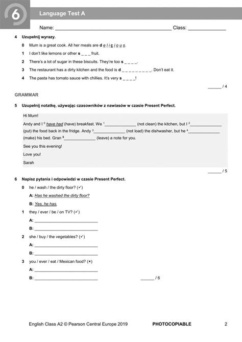 English Class A… Free Interactive Worksheets 6282891