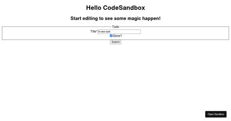 Infallible Hugle 9jvgyq Codesandbox