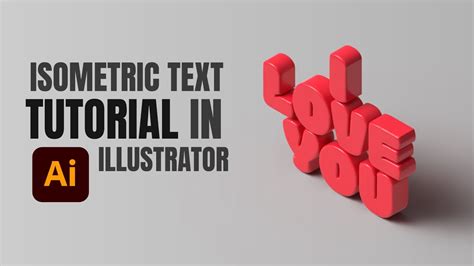 Realistic 3d Isometric Text Effect In Illustrator Illustrator