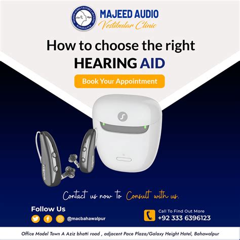 How To Choose The Right Hearing Aid For Your Needs Majeed Audio Vestibular Clinic