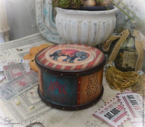 Купить Шкатулка бонбоньерка Джамбо ярко красный бирюзовый бежевый шкатулка бонбоньерка