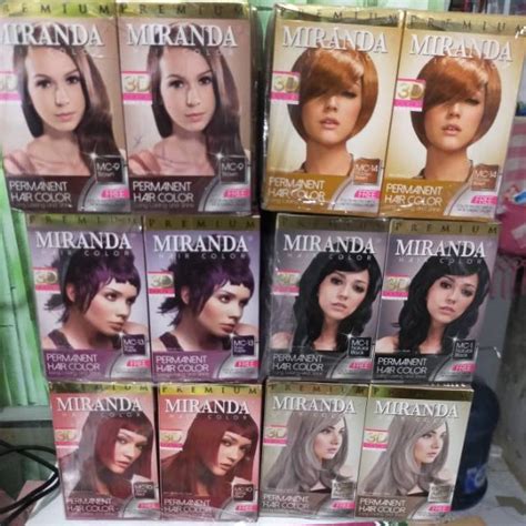 Jual Miranda Hair Colorsemir Rambut Shopee Indonesia