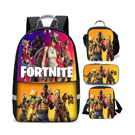 4 In 1 Fortnite Backpack Set Western Themed Prestige Life