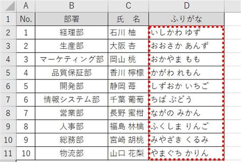 Excel Phonetic関数からふりがなの設定・編集まで ですぎたまにぃー