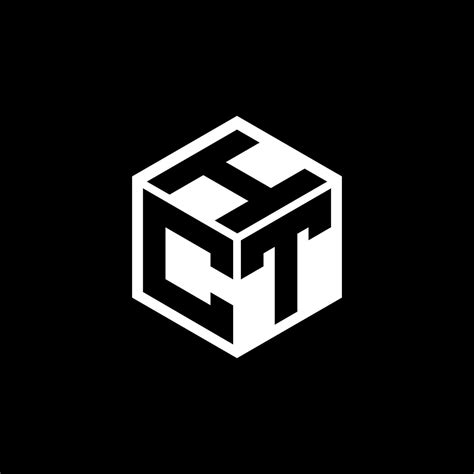 Cti Letra Logo Diseño En Ilustración Vector Logo Caligrafía Diseños