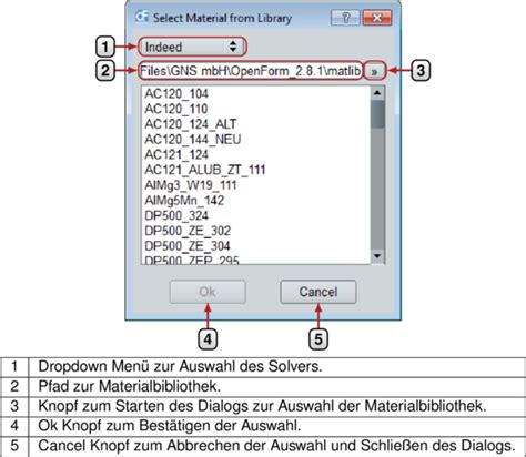 Material Comparison Dialog — Openform User Guide
