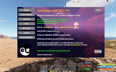 Rust Servers Page 2