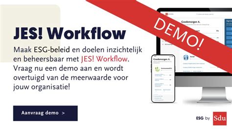 Jes Workflow Sdu Lefebvre Sdu Bedrijfsleven And Duurzaamheid