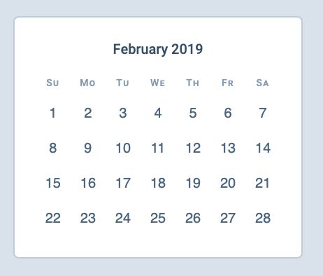 How To Build A Calendar With Css Grid Zell Liew