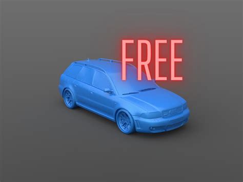 Free Stl File Stl Free Audi 🆓・3d Print Design To Download・cults