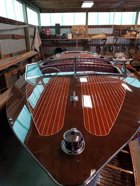 26 Feet 1953 Hacker Craft Triple Cockpit Runabout 42219 Antique