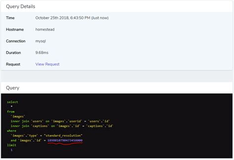 Biginteger Issue On Queries Issue 171 Laravel Telescope GitHub
