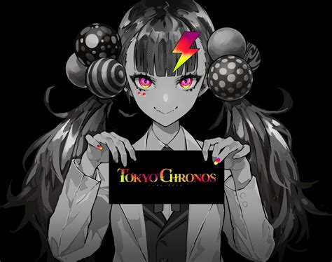 Lam Ramdayo Tokyo Chronos 1girl Black Background Black Hair