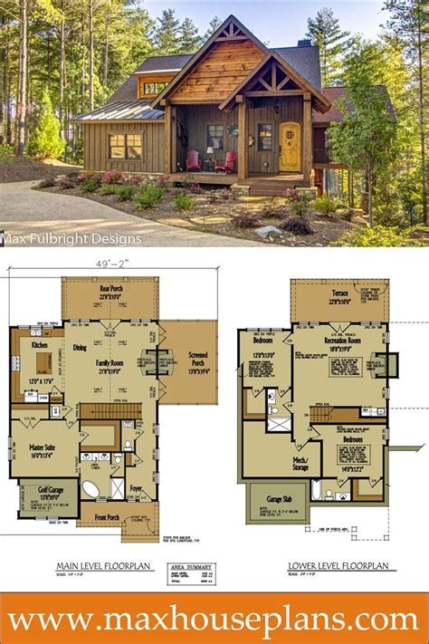 Rustic Lake House Plans