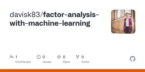 Github Davisk83factor Analysis With Machine Learning