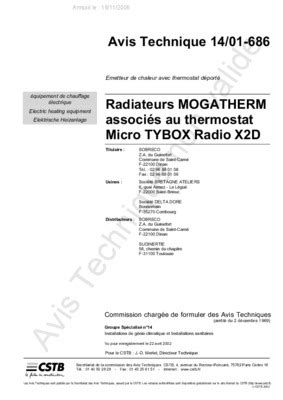 Delta Dore Micro Tybox Radio X D Pdf Notice Manuel D Utilisation