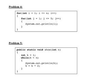 Answered Problem For Int I Problem K K For Int I I
