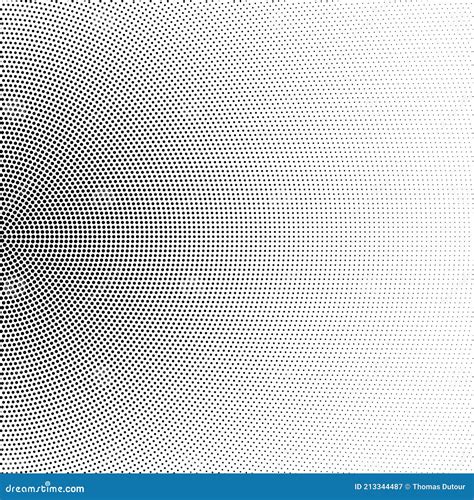 Halftone Half Circle Gradient Background Stock Illustration