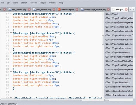 Qss Editor Php Editor Less Editor Css Editor Html Editor Qss Editor · Kineticwing Ide 20