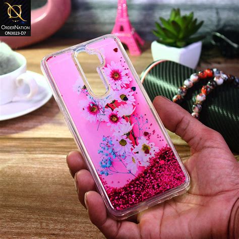 Oppo A9 2020 Cover Design 10 Trendy Bling Liquid Glitter Soft Case
