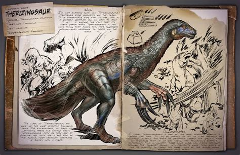Therizinosaurio Guía Ark Survival Evolved