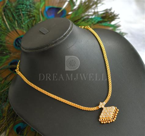 Indian Gold Necklace With Stones