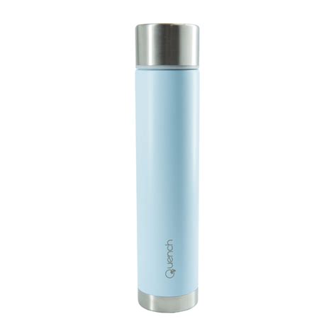 Quench 230ml Sleek Stainless Steel Flask Aq Lifestyle