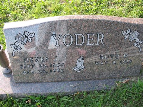 Henry Joseph Yoder 1908 1996 Find A Grave Memorial