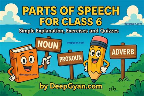 Exploring Parts Of Speech The Building Blocks Of English For Class 6 Ncert Cbse
