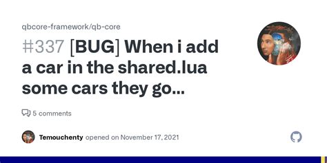 BUG When I Add A Car In The Shared Lua Some Cars They Go Automatically To Some Players In
