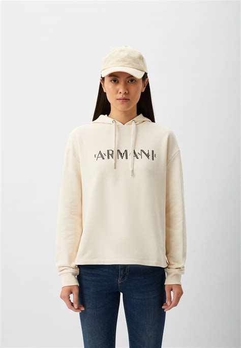 Худи Armani Exchange, цвет: бежевый, RTLACU594101 — купить в интернет ...