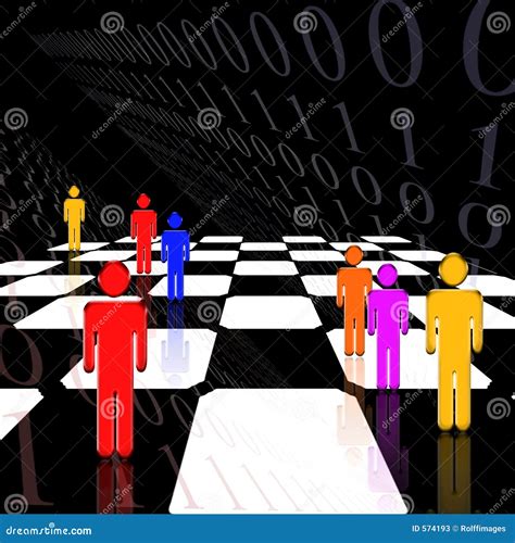 Strategy Code Stock Illustration Illustration Of People