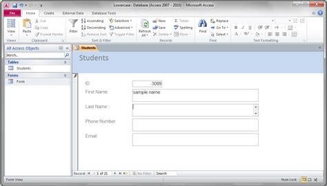 Access Convert User Input To Lowercase Vba And Vb Net Tutorials