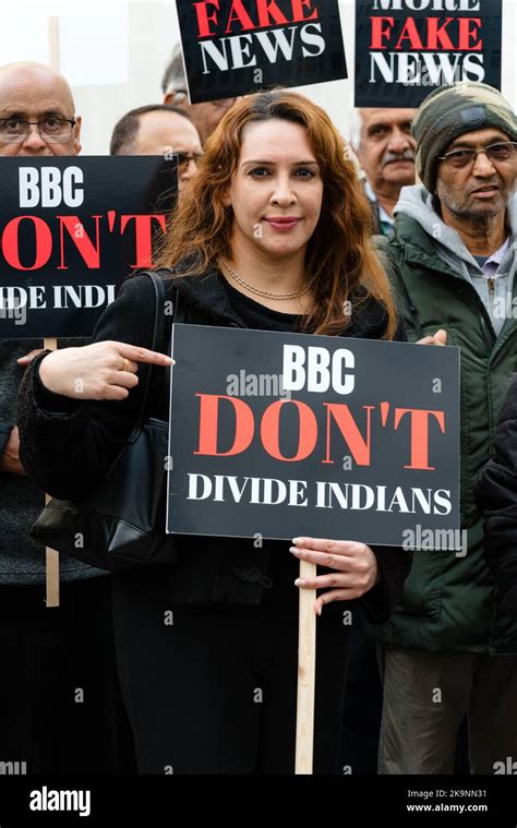 London Uk 29 October 2022 Hindus In The Uk Hold A Protest Against